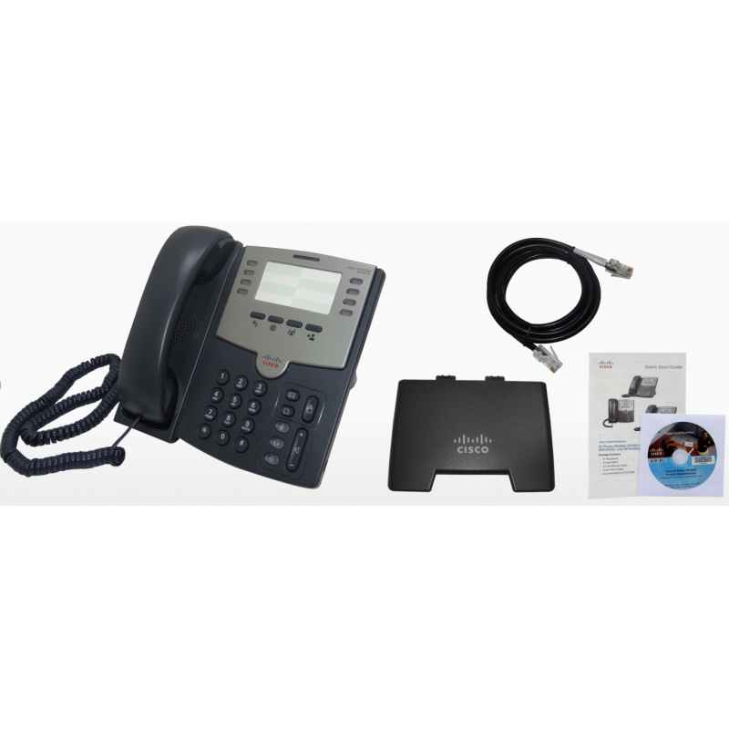 SPA501G CISCO 8-SIP 2-100 s/Trafo-PA100 PoE-af 2,5mm sin-Pantalla ...
